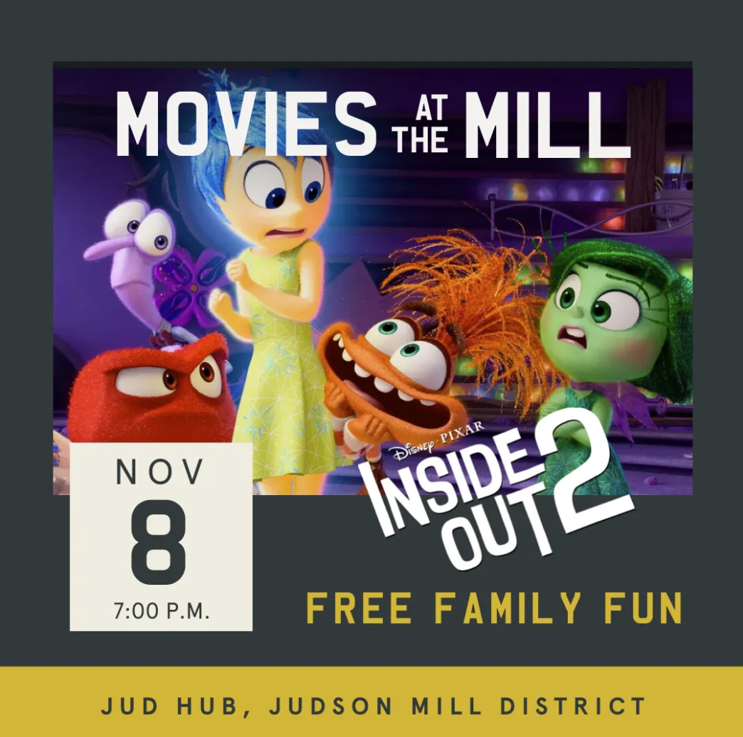 Movies at the Mill "Inside Out 2" - Greenville360